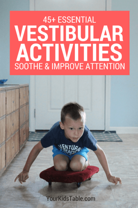 46 Essential Vestibular Activities and Input Ideas - Your Kid's Table