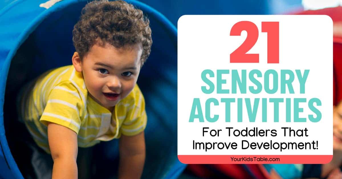 21 Sensory Activities for Toddlers that Improve Development!