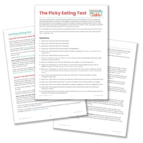 Picky Eating Test: What Type of Picky Eater is Your Child?