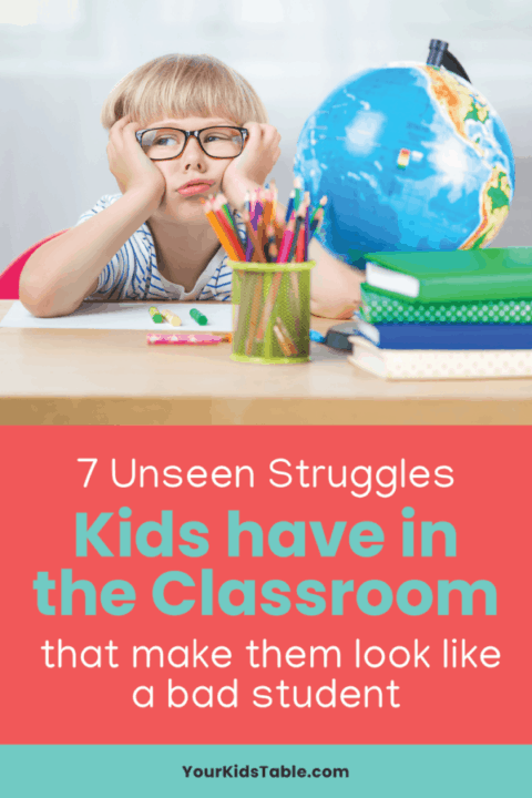 7 Unseen Struggles Kids Have in the Classroom