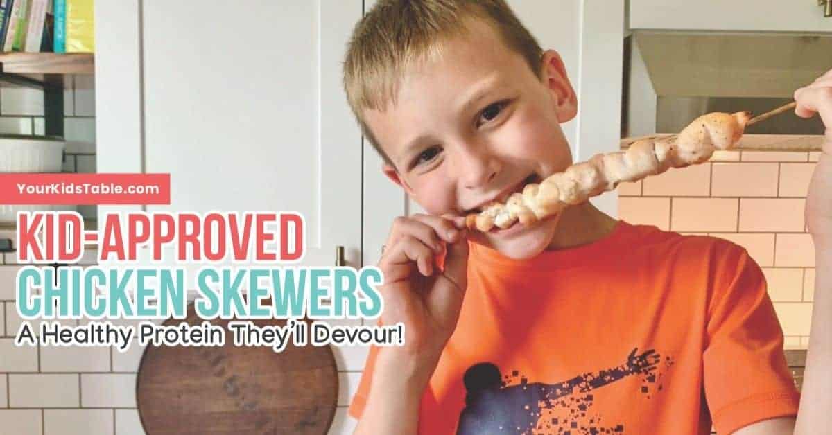 Easy Chicken Skewers for Kids: A Healthy Protein They'll Devour!