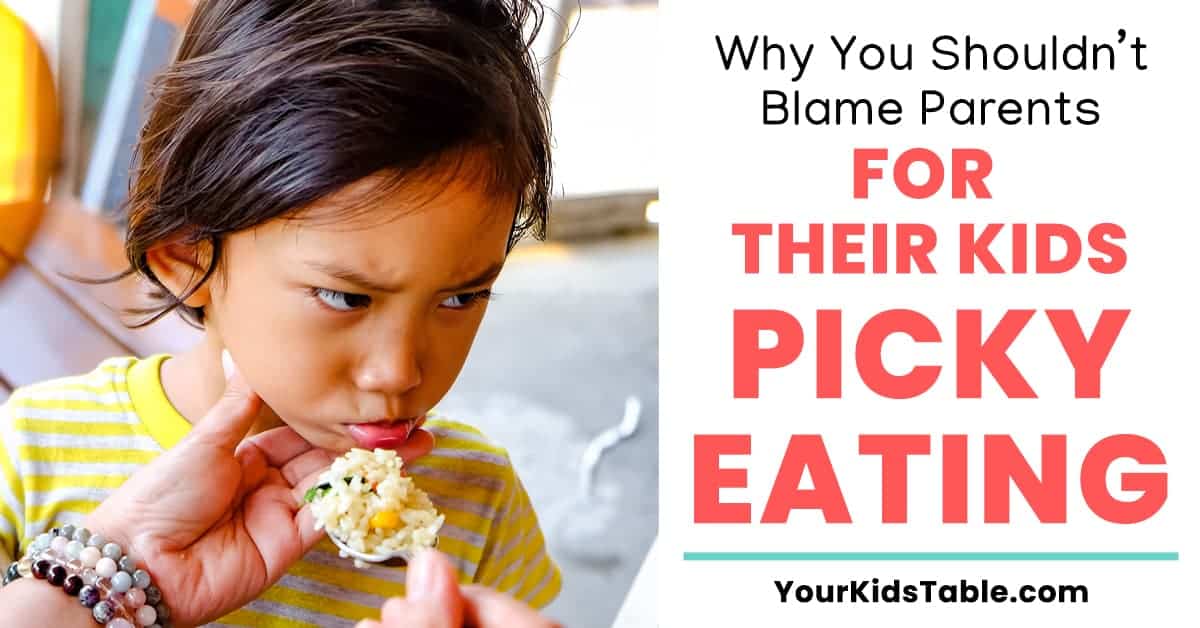 Why We Shouldn't Blame Parents for Their Kid's Picky Eating