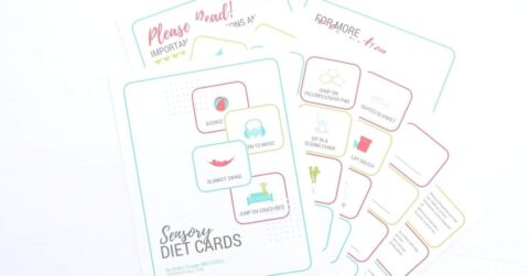 Sensory Cards Deal - Your Kid's Table