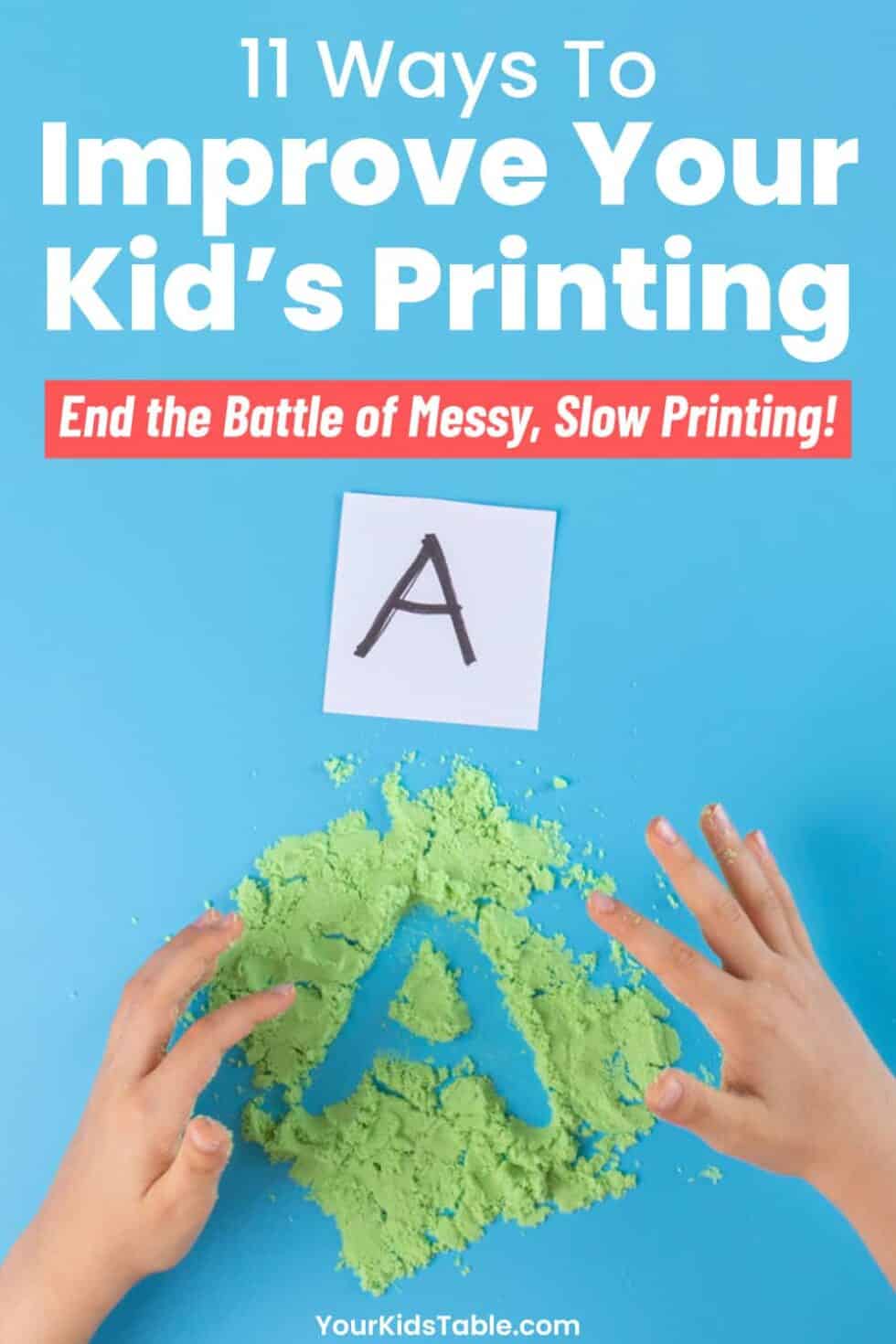 11 Fun Ways to Improve Your Kid’s Printing Skills - Your Kid's Table 11 Fun Ways to Improve Your Kid’s Printing Skills - Your Kid's Table