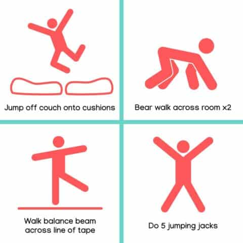 40+ Easy Sensory Obstacle Course Ideas for Kids