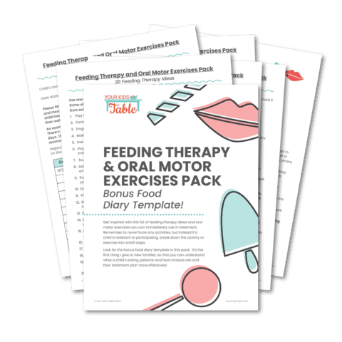 Feeding Therapy and Oral Motor Printable Pack (/feeding-therapy ...