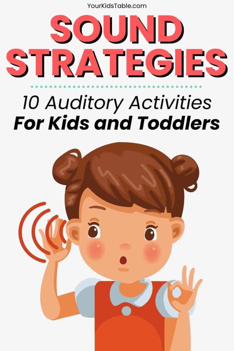 10 Auditory Sensory Activities for Kids and Toddlers - Your Kid's Table