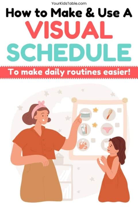 How to Make a Visual Schedule + Use it Well - Your Kid's Table