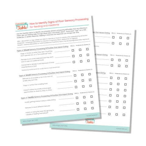 Visual Sensory Routine Schedules - Your Kid's Table