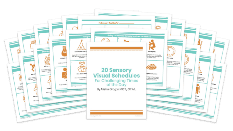 Visual Sensory Routine Schedules - Your Kid's Table